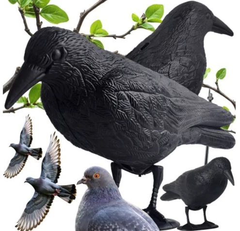 Galambriasztó műanyag holló, erkélyre, 35 x 13 x 22 cm, RT - Egyéb ...